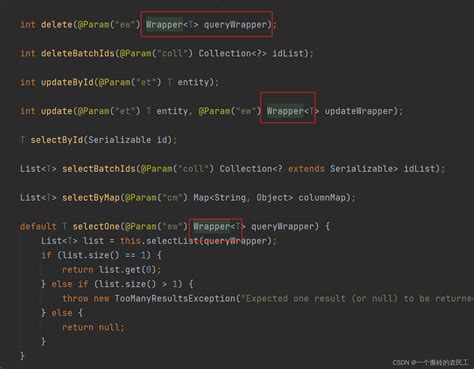 Springboot 集成 Mybatis Plus，lambdaquerywrapper 使用方法springboot Querywrapper Csdn博客