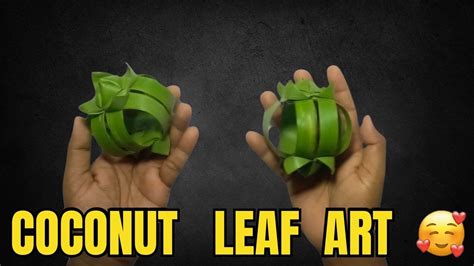 ගොක්කොල නිර්මාණ Coconut Leaf Decoration Gokkola Nirmana Gokkolanirmana Gokkolasarasili