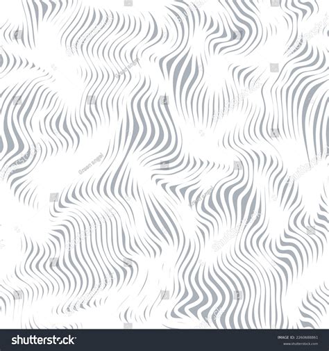 Wave Lines Pattern Background Distortion Stripes Stock Vector Royalty