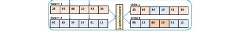 two point crossover operator download scientific diagram