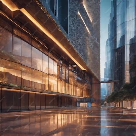 Premium Photo Abstract Architecture Background Ai Genereted