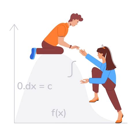 Cálculos Matemáticos Ilustraciones Planas Vector Premium