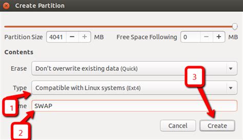 Boot How To Create A Swap Partition On A Flash Drive Ask Ubuntu