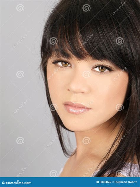 Belle Femme Asiatique Photo Stock Image Du Beau Normal 8806826