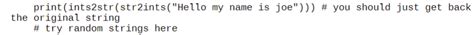 Solved Python Pls Problem A Pt 1 Strings To Ints Write