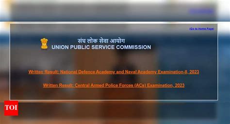 Upsc Nda Result 2023 Check