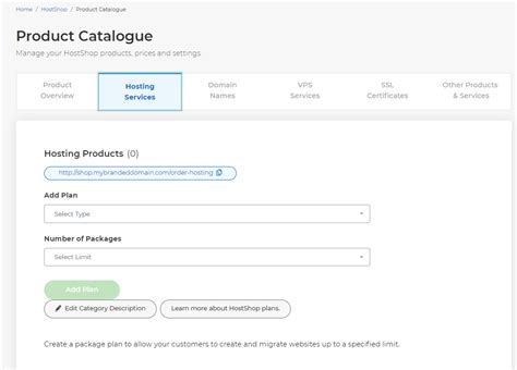 Hostshop Setup Guide 20i Support Database