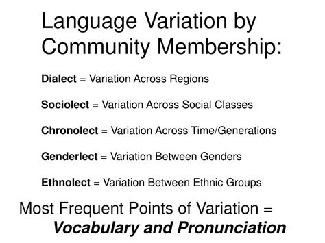 ppt language variation powerpoint presentation free download id