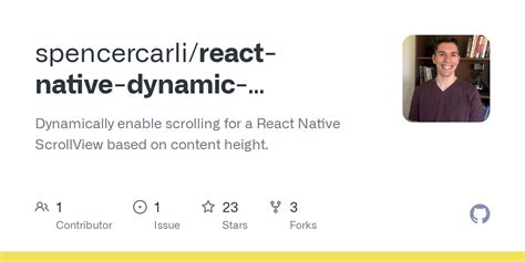 GitHub Spencercarli React Native Dynamic Scrollview Dynamically Enable Scrolling For A React