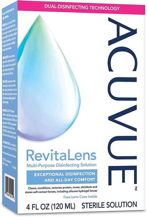 Acuvue Revitalens Multi Purpose Disinfecting Solution 4 Oz Pack Of 2 Buy Now For Clean
