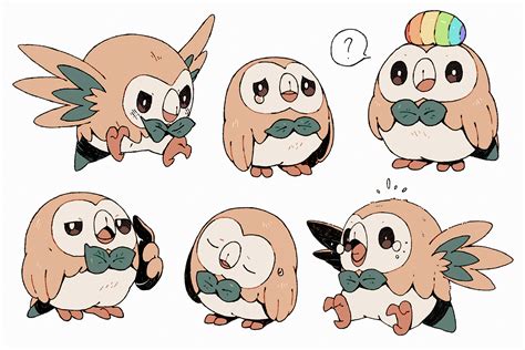 Bluekomadori Rowlet Creatures Company Game Freak Nintendo