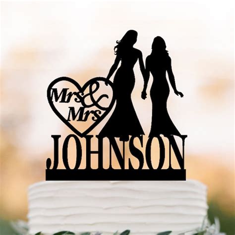 Lesbian Cake Topper Etsy