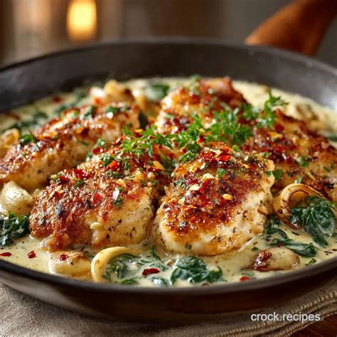 Creamy Garlic Chicken Scallopini Restaurantquality
