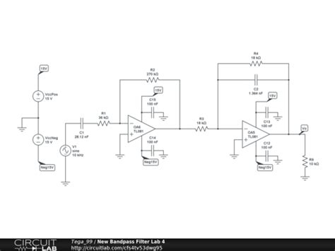 New Bandpass Filter Lab 4 Circuitlab