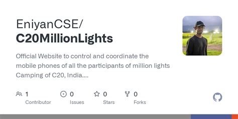 Github Eniyancsec20millionlights Official Website To Control And