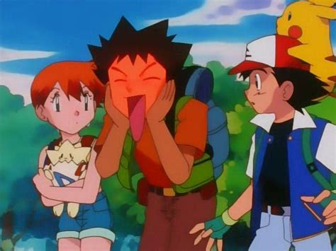 Original Pokemon Characters Ash Brock