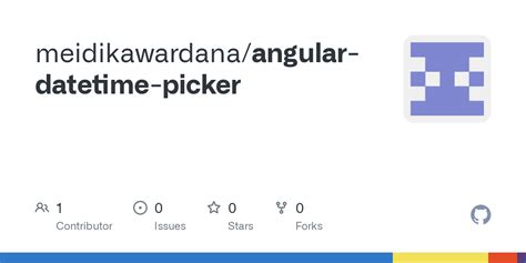 GitHub Meidikawardana Angular Datetime Picker