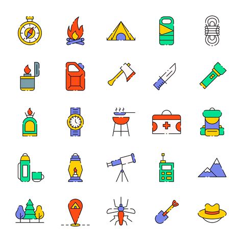 Free Vector Camping Vector Icons Free Download