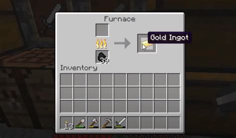 How To Make A Gold Nugget Minecraft Recipe