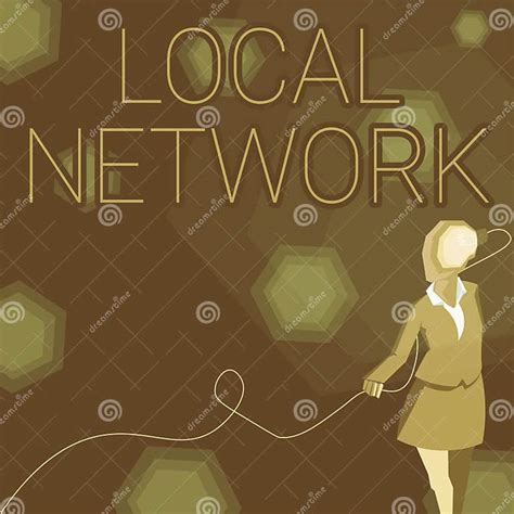 Text Caption Presenting Local Network Business Approach Intranet Lan