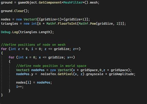 Im Trying To Procedurally Generate Terrain And My Code Works For Any