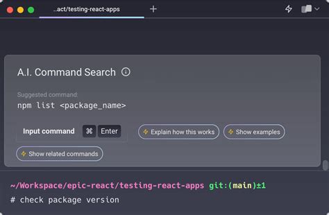 How To Check The Version Of An Installed Npm Package Warp
