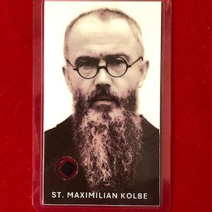 Rare Relic Of Saint Maximilian Kolbe Poland Polish Catholic Martyr