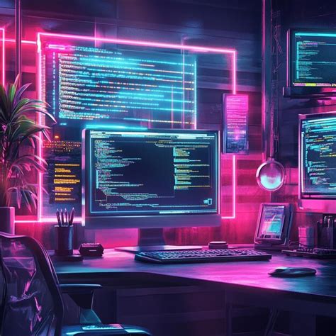 Virtual Hackathon Event Premium Ai Generated Image