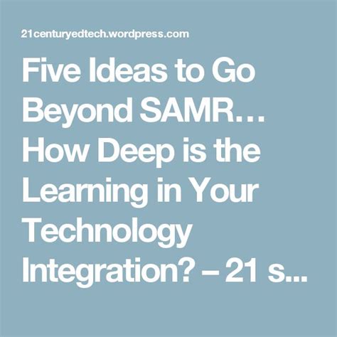 13 Best Tech Integration Models Images On Pinterest