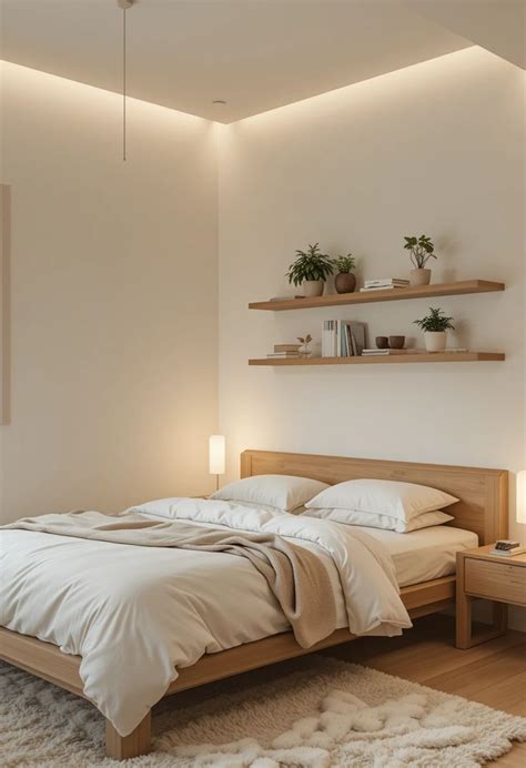 Chambre Blanche Et Bois Chambre A Coucher Minimaliste