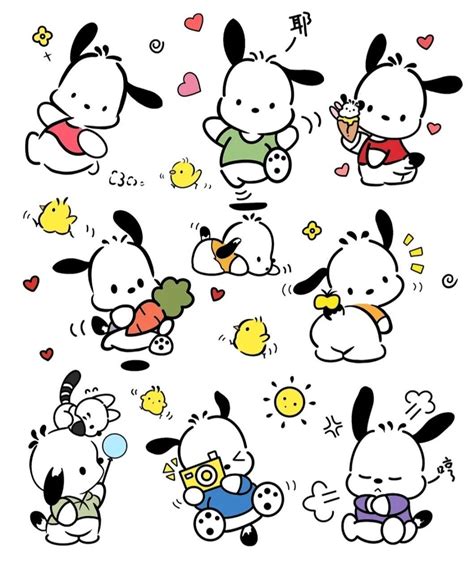 Pochacco 💗 Dibujitos Sencillos Dibujos Bonitos Dibujos Fáciles