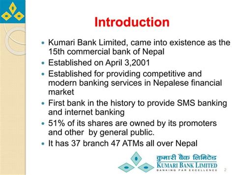 an internship report on kumari bank ltd pptx