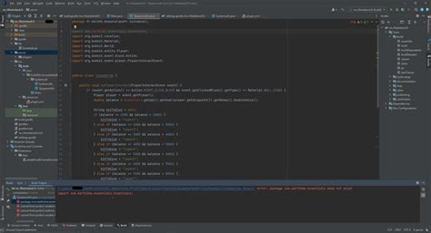 Java Minecraft Plugin Spigot Import Earth Me Essentials Stack Overflow