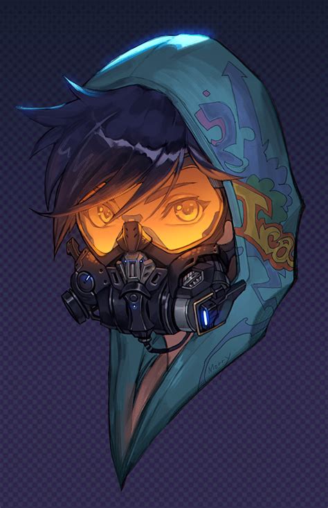 Tracer And Graffiti Tracer Overwatch And More Drawn By Morry Danbooru