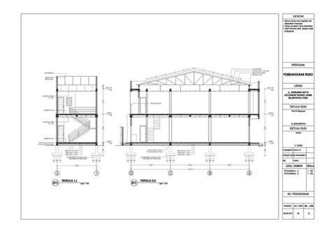 Gambar Kerja 2d Autocad