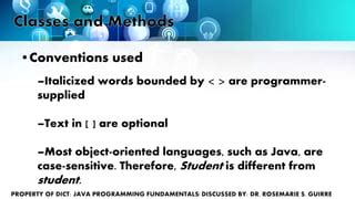 Java Programming Fundamentals | PPTX