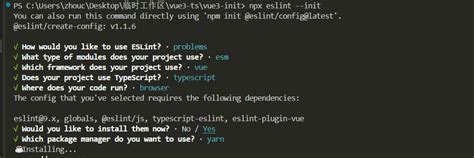 Vue3 Ts 项目增加eslint插件实现命令行报错提示和vscode 报错提示eslint 最新版本9x多 2024年