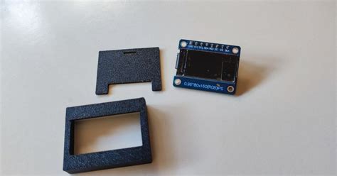 Case Display St7735s 0 96 80x160 By Engineering Projects Download Free Stl Model