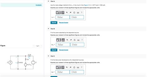 Solved PartA Use The Node Voltage Method To Find Vo In The Chegg