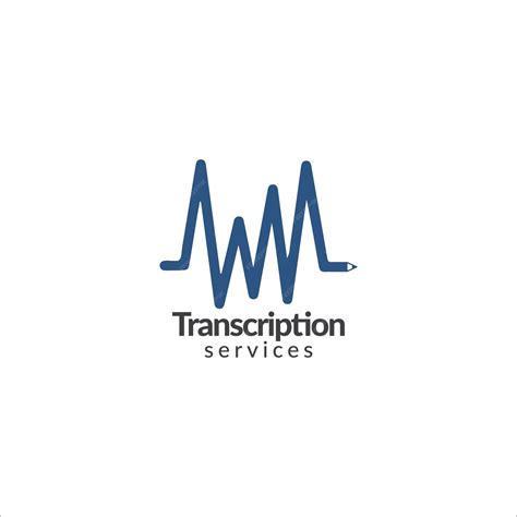 Premium Vector Transcription Logo Design Vector Templet