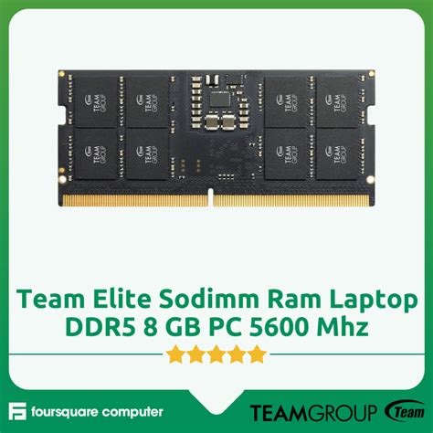 Jual Team Elite Sodimm Ddr5 8gb Pc 5600 Mhz Memory Ram Laptop Shopee