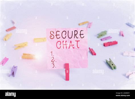 Handwriting Text Secure Chat Conceptual Photo Approach To Protect Messages When Sent Beyond The