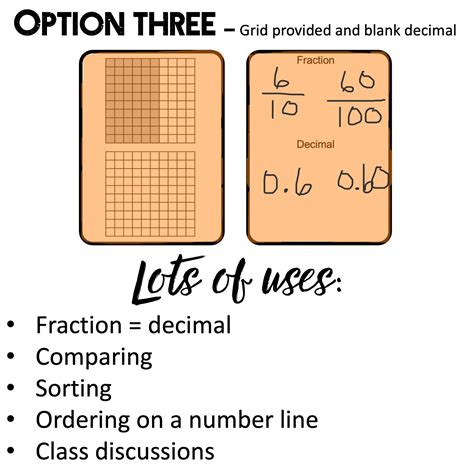 Decimal Flash Cards For Sorting Comparing Building And Discussing