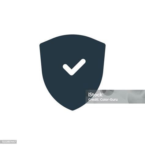 방패 아이콘입니다 웹 사이트 디자인 및 모바일 앱 개발 인쇄를위한 글리프 쉴드 아이콘 흰색 배경에 격리 된 채워진 인터페이스 컬렉션에서 방패 아이콘 0명에 대한 스톡 벡터