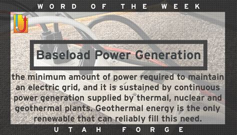 53 Baseload Power Generation Utah Forge