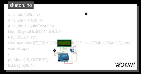 Jam Digital Copy 1 Wokwi Esp32 Stm32 Arduino Simulator