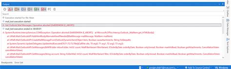 Get Outlook Mail Messages Operation Aborted X E ABORT Studio UiPath Community