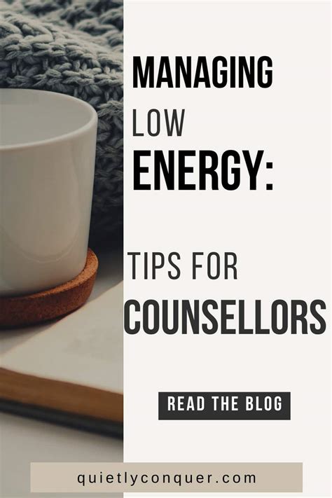 Counsellors With Me Cfs A Guide To Managing Energy