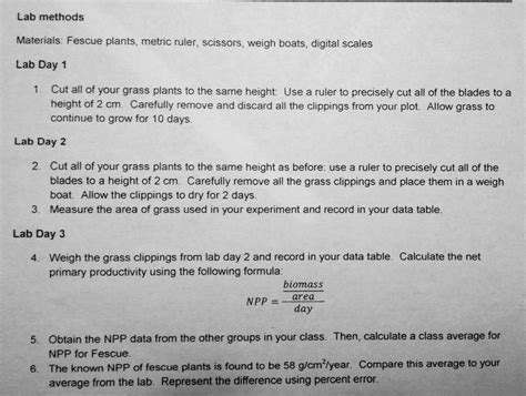 Npp Lab Ap Environmental Science