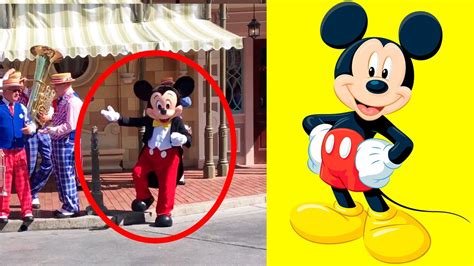 5 Mickey Mouse Captados En Cámara Y Vistos En La Vida Real Youtube